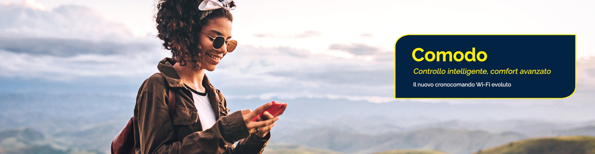 Comodo cronocomando Wi-Fi evoluto | Cosmogas